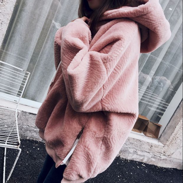 Fashion Long Sleeve Hooded Thick Medium-long Side Zipper Sweater – wensoal